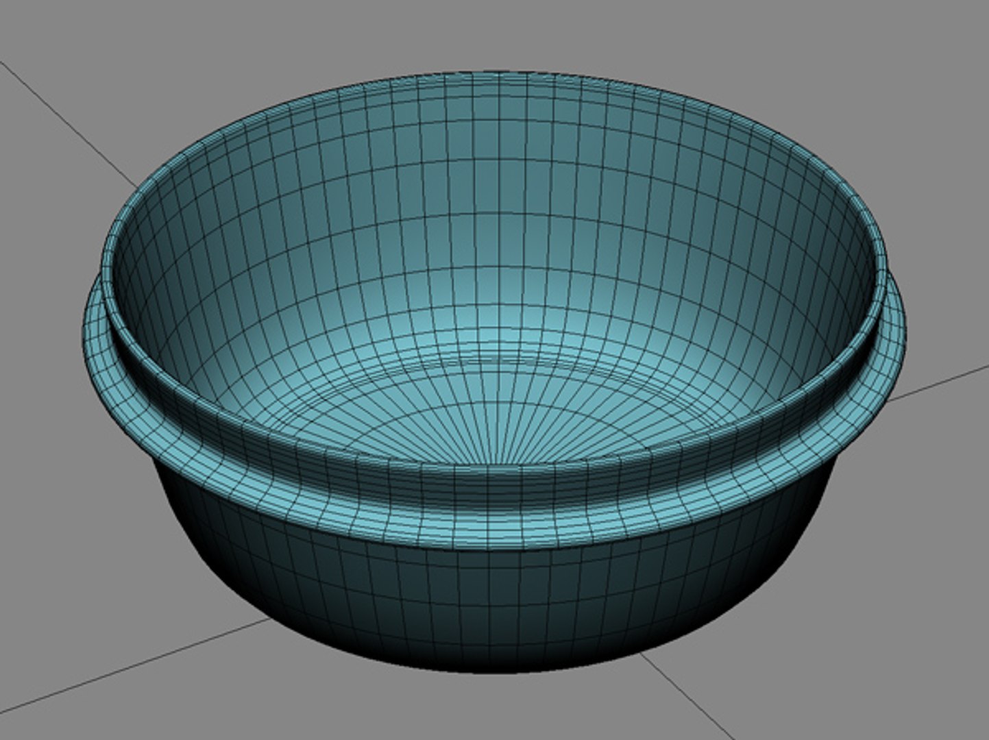 Tupperware Bowl 3d Model