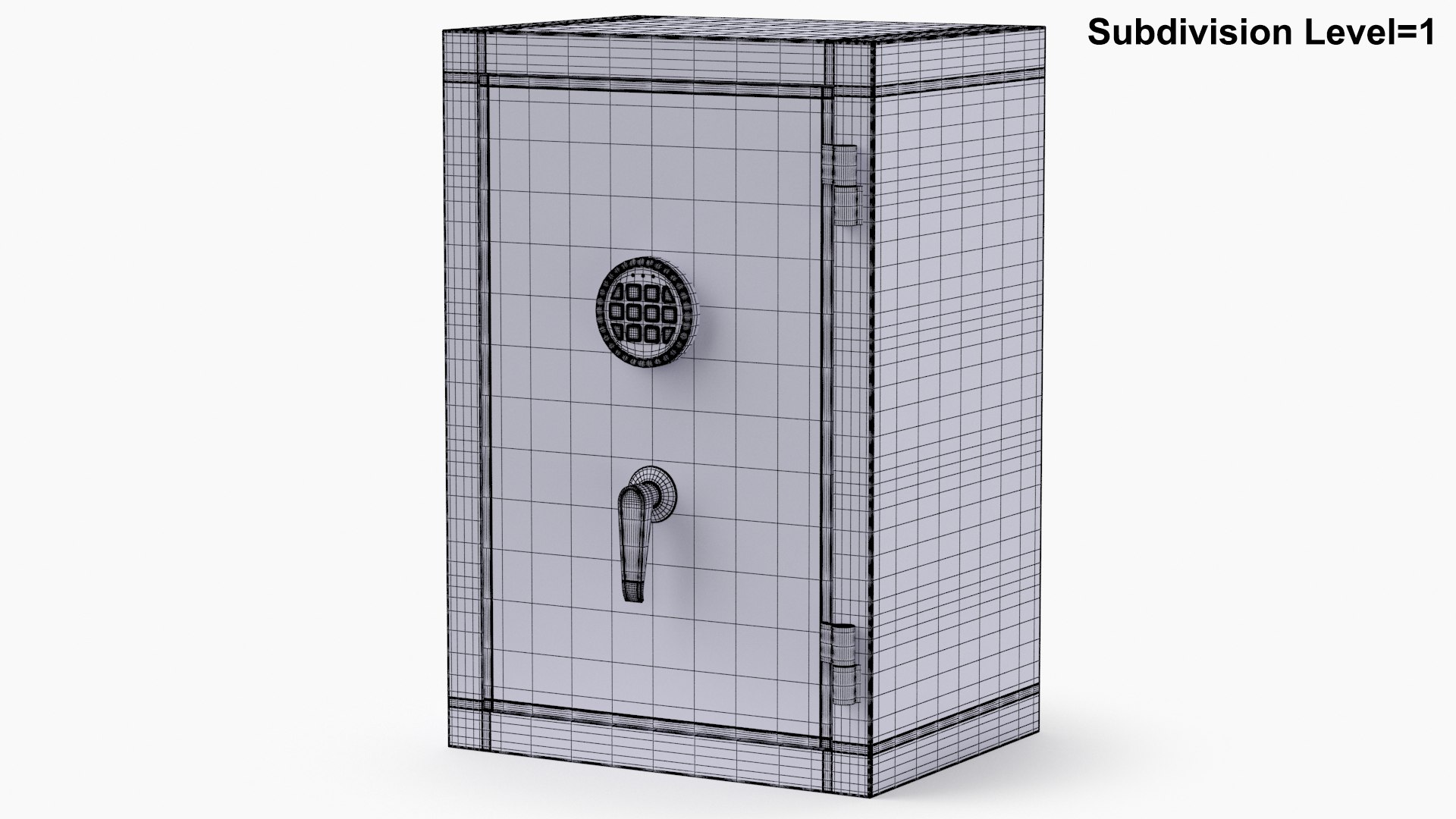 Security Safe 01 3D Model - TurboSquid 2136159