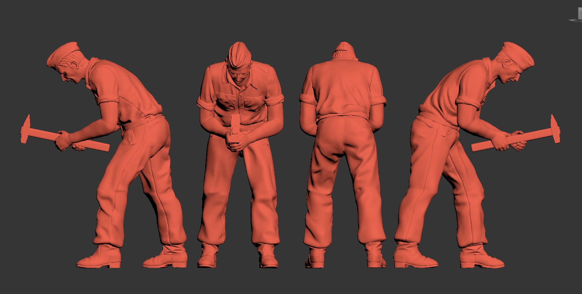 German Tank Crew 3D Model - TurboSquid 1542841