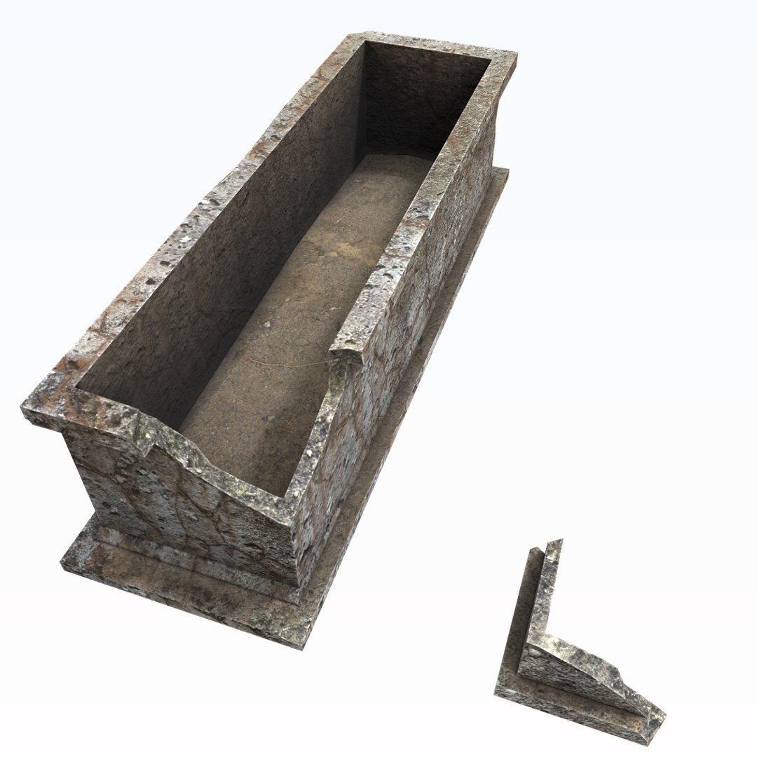 3D Broken Tomb - TurboSquid 1153002