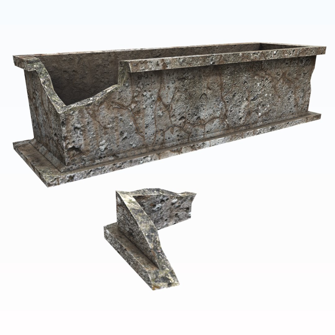 3D Broken Tomb - TurboSquid 1153002