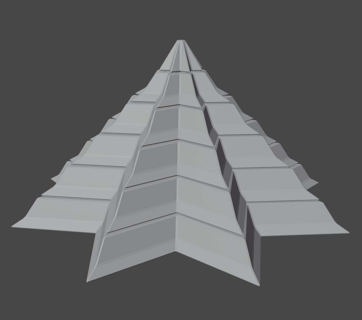 3D Pyramidal Structure 8 Corners - TurboSquid 1577904