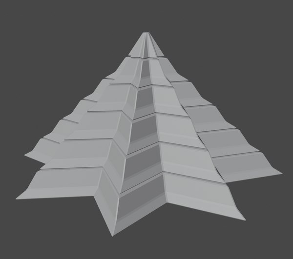 3D pyramidal structure 8 corners - TurboSquid 1577904