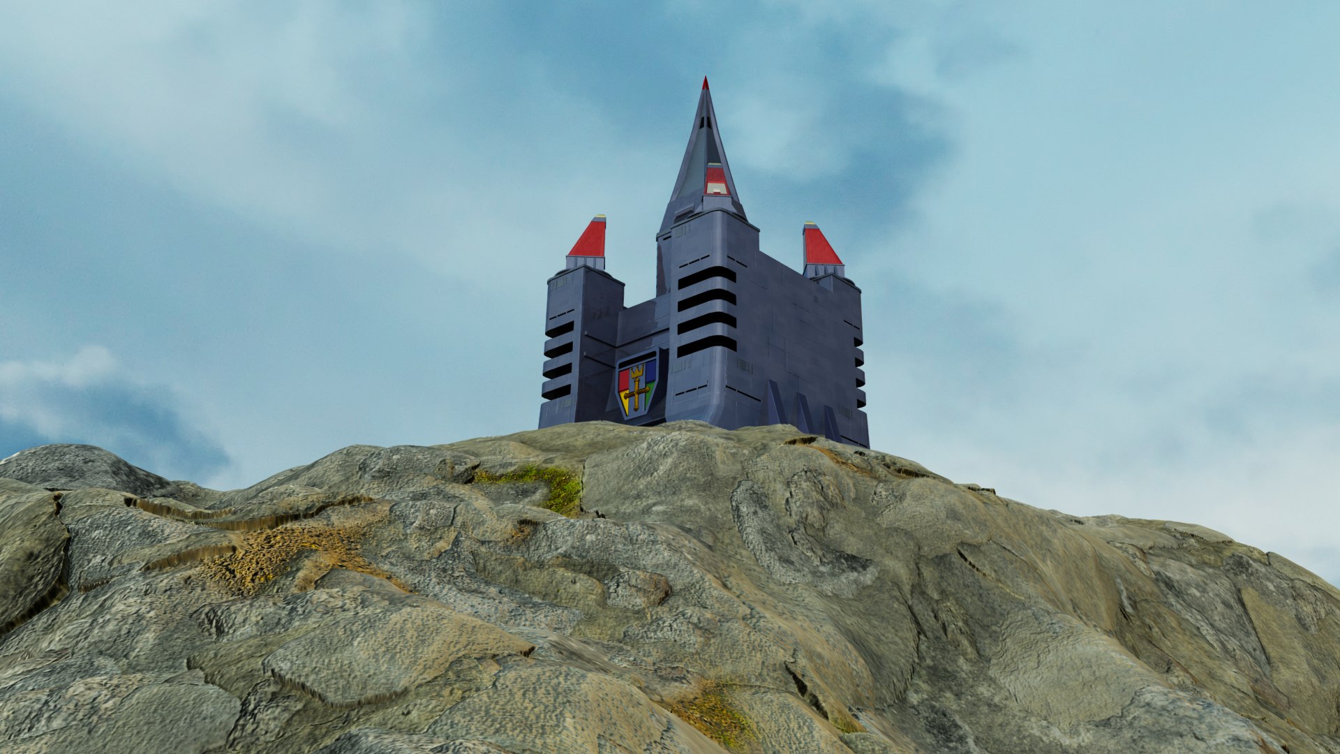 3D Model VOLTRON LION CASTLE - TurboSquid 2368099