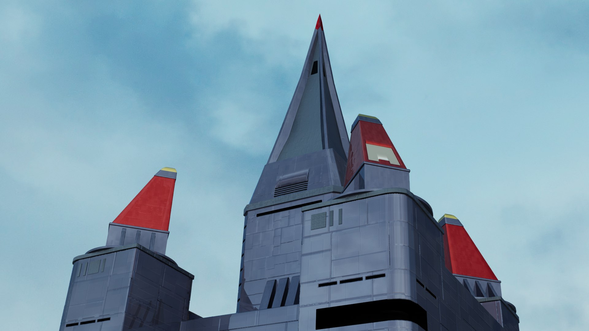 3D Model VOLTRON LION CASTLE - TurboSquid 2368099