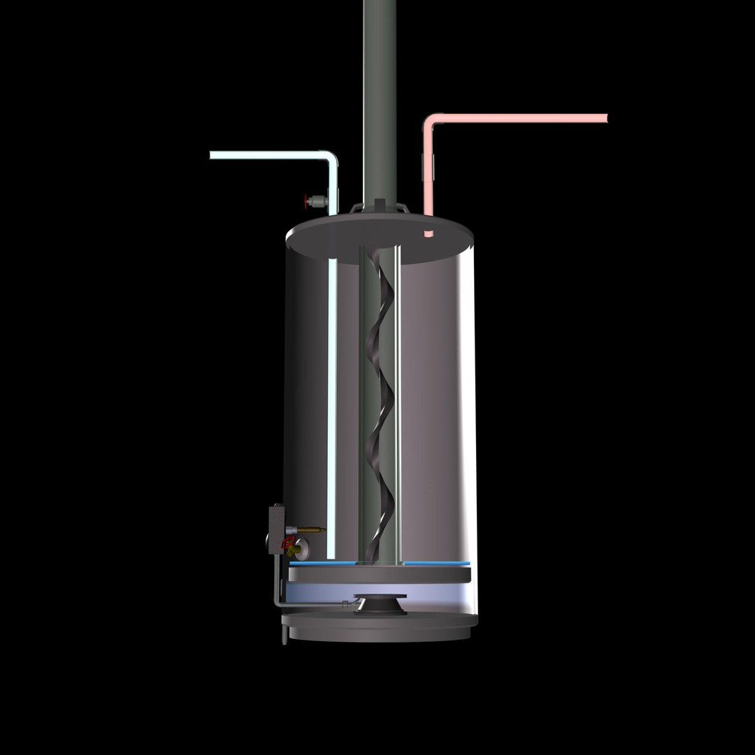 3d Hot Water Heater Model
