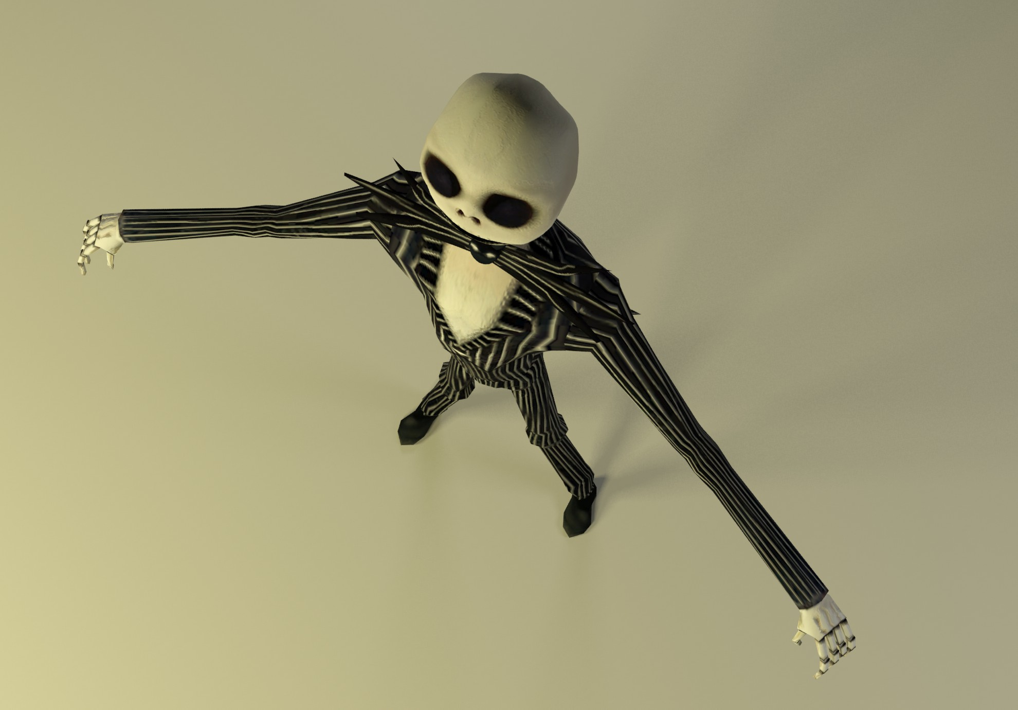 3D jack skellington - model - TurboSquid 1569426