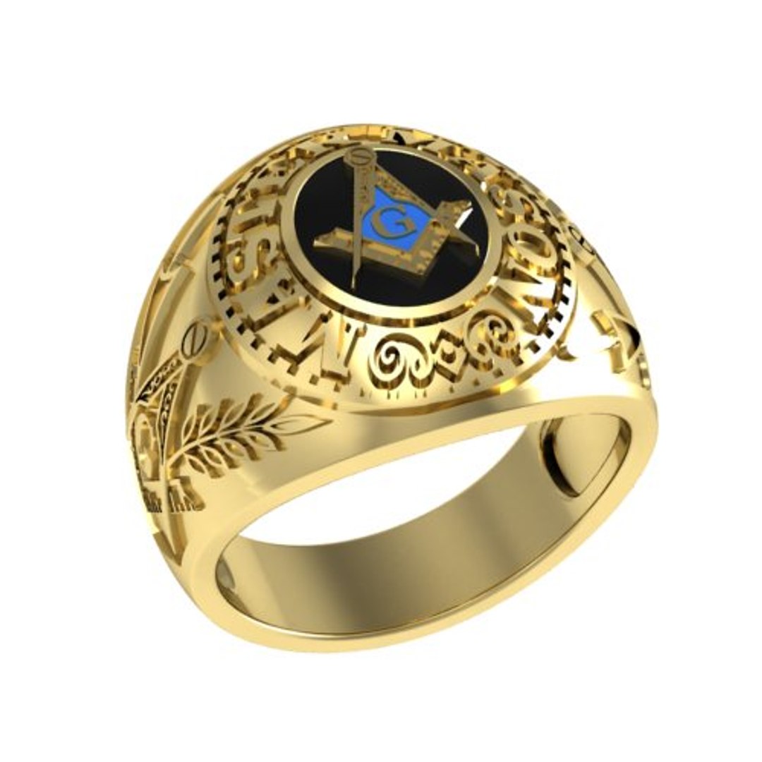 Masonic Ring 3ds
