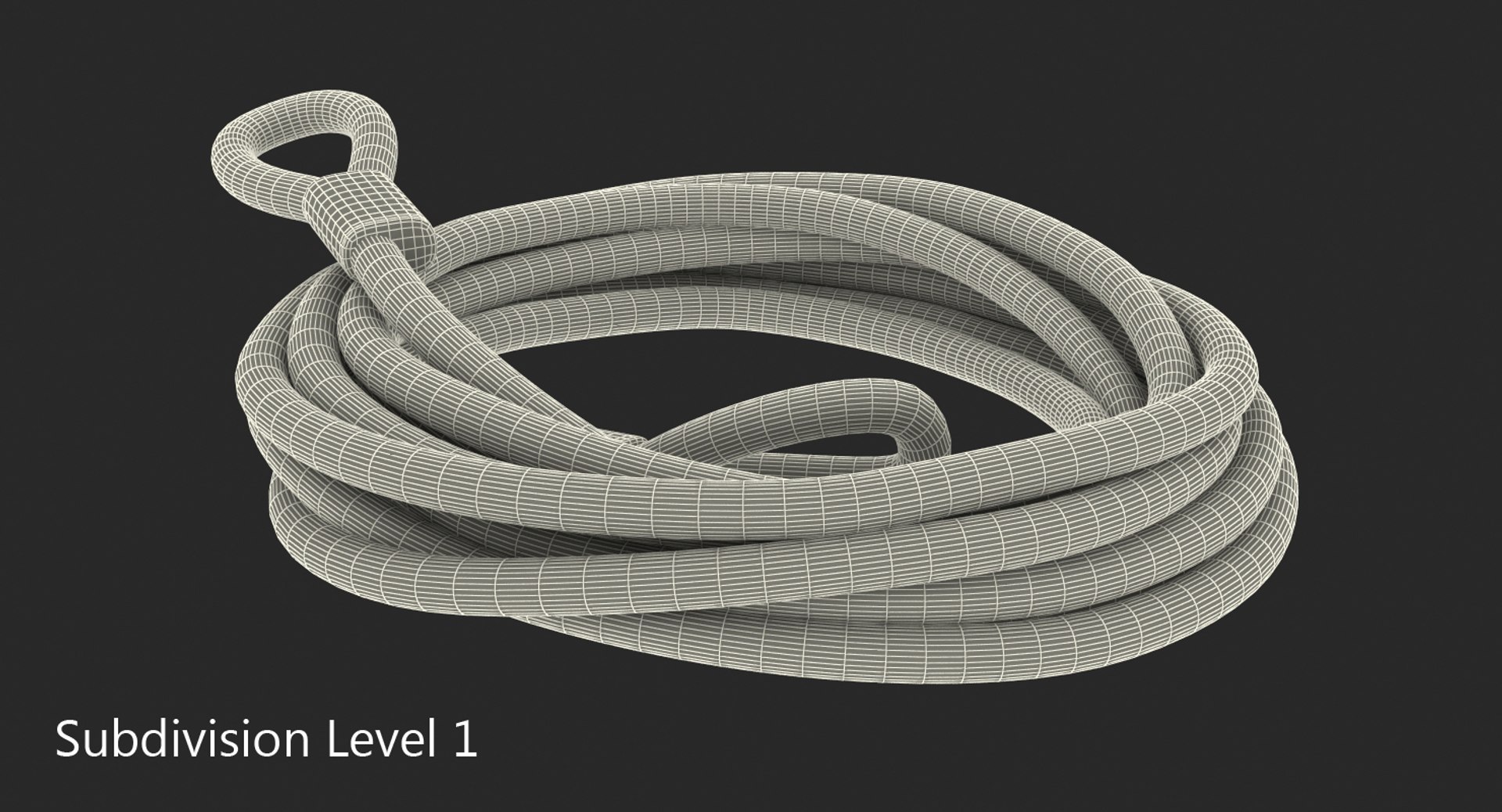 3D Tow Trailer Strap Cable - TurboSquid 1283450