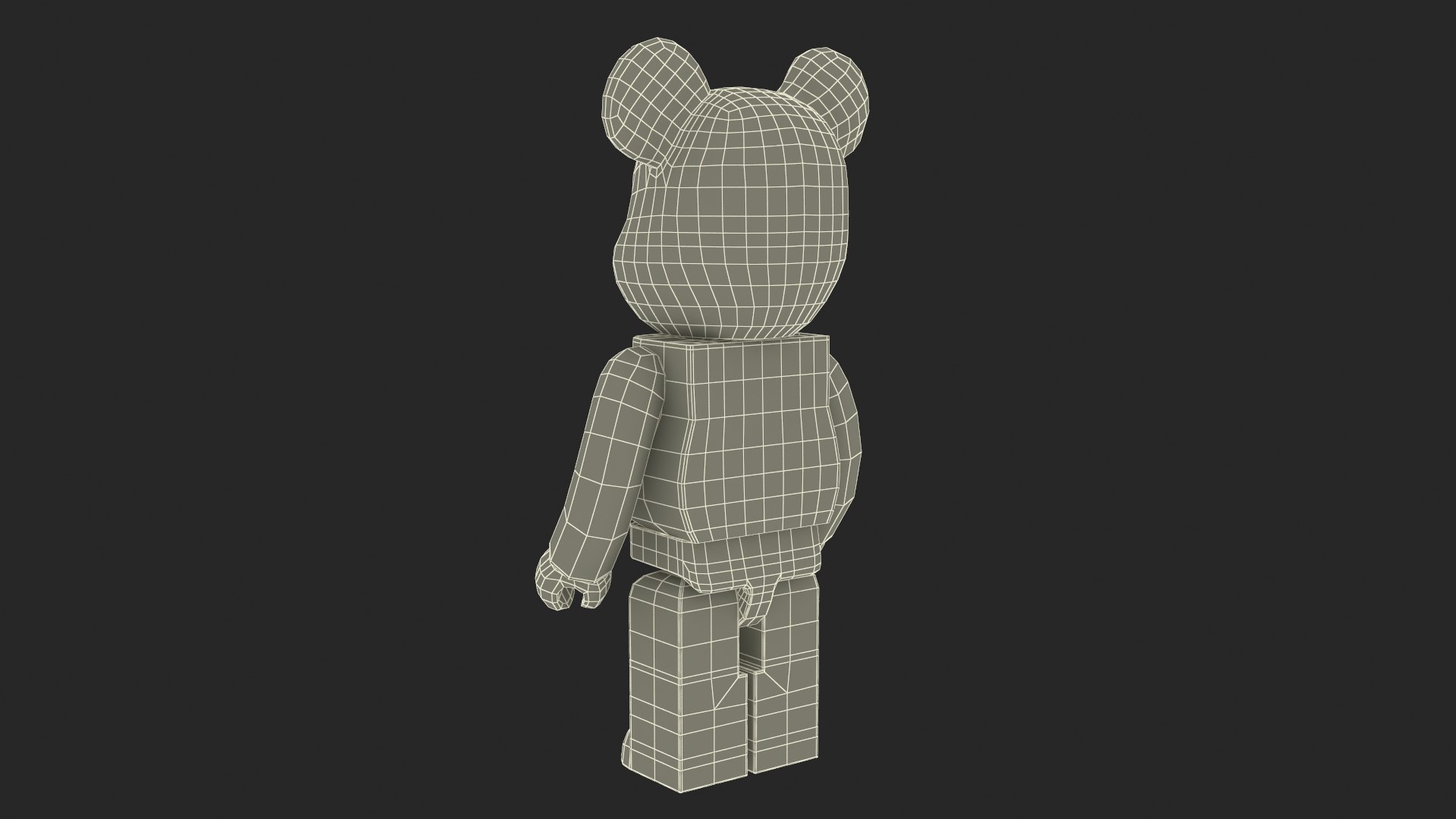 3D Bearbrick Karimoku Layered Wood - TurboSquid 2271596