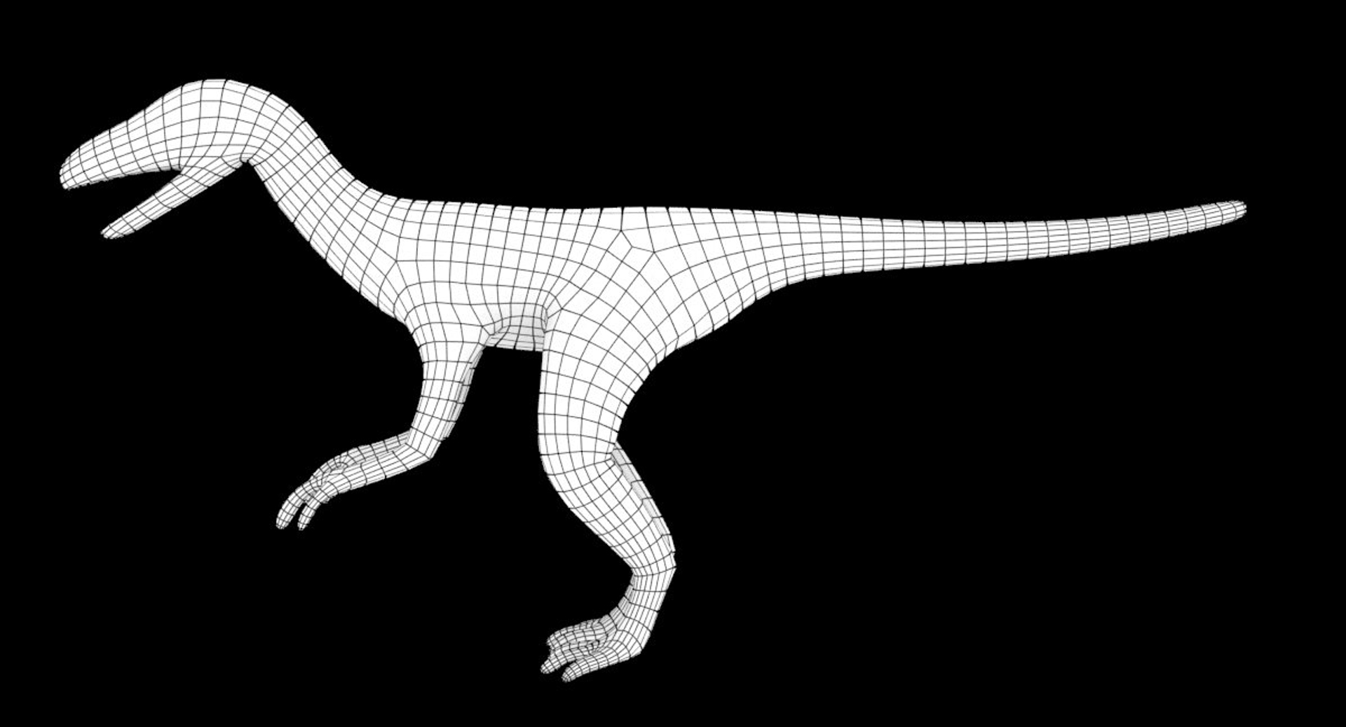 Raptor Base Mesh 3ds