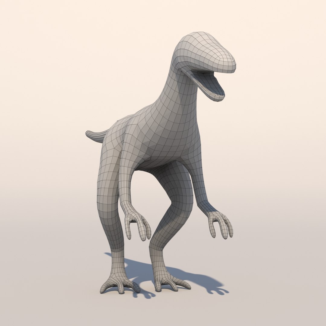 Raptor Base Mesh 3ds