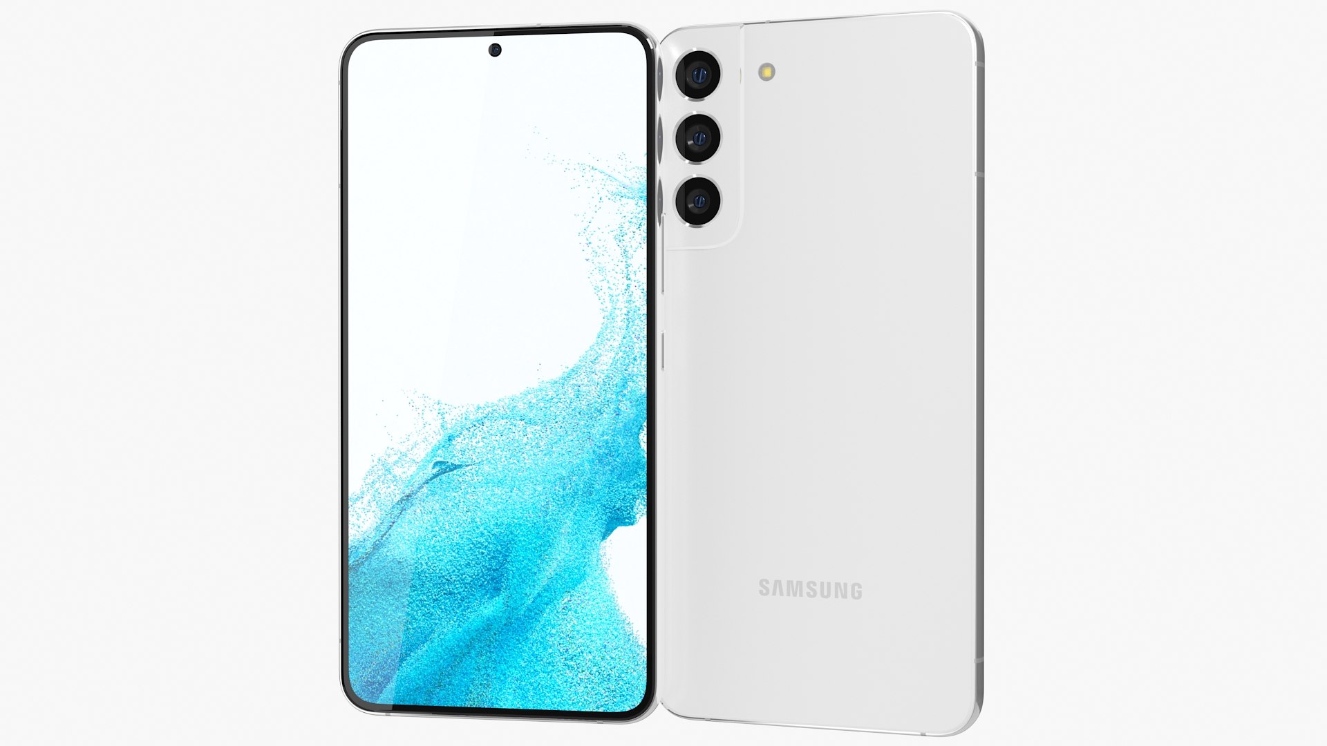 Samsung Galaxy S22 Plus White model - TurboSquid 1852650