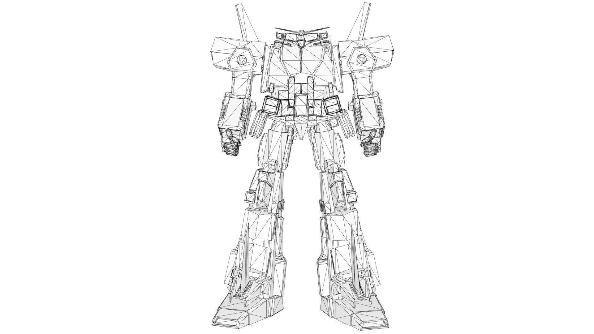 Super Robot X-Type 3D Model - TurboSquid 1864825