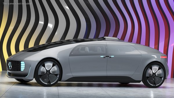 modelo 3d Mercedes Benz F015 Self Driving Car Concept Rigged for Cinema 4D - TurboSquid 2059276