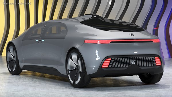 modelo 3d Mercedes Benz F015 Self Driving Car Concept Rigged for Cinema 4D - TurboSquid 2059276