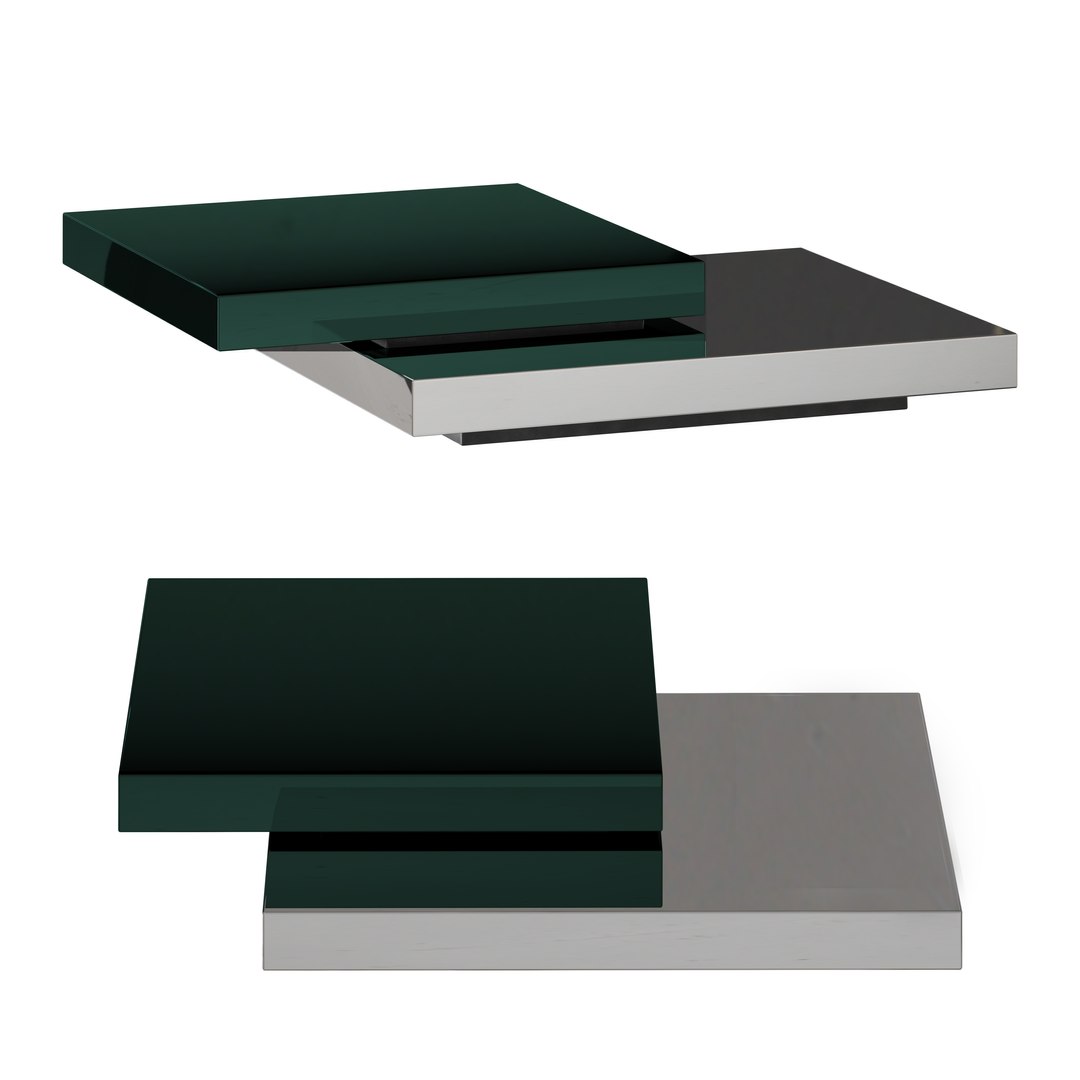 Minotti Solid Steel Coffee Table 3D model - TurboSquid 2087756