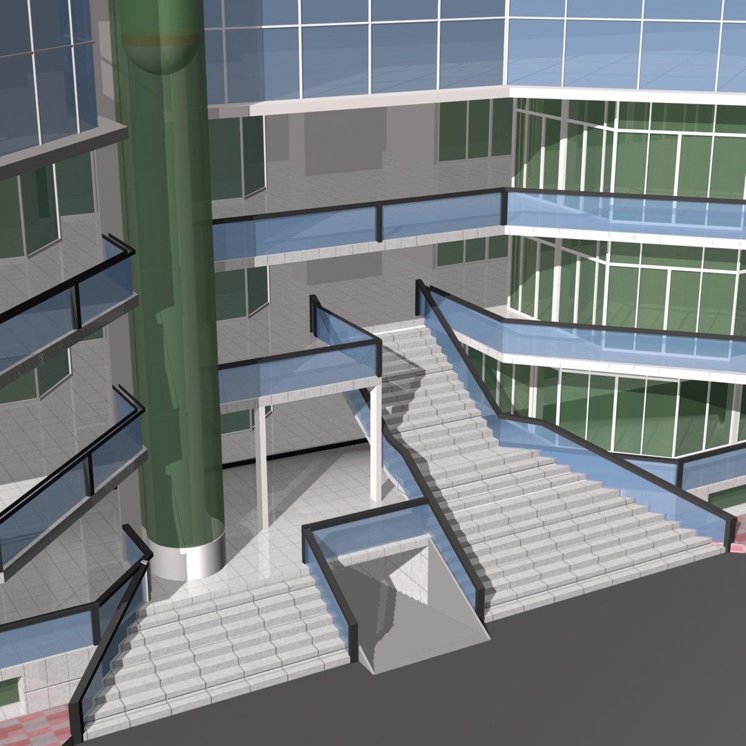 3ds max shopping complex