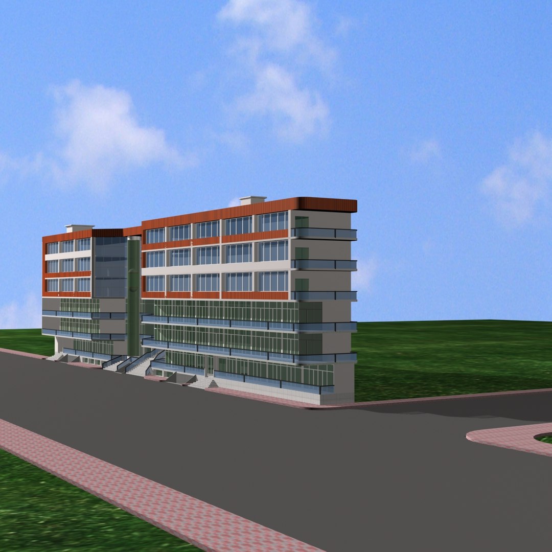 3ds max shopping complex