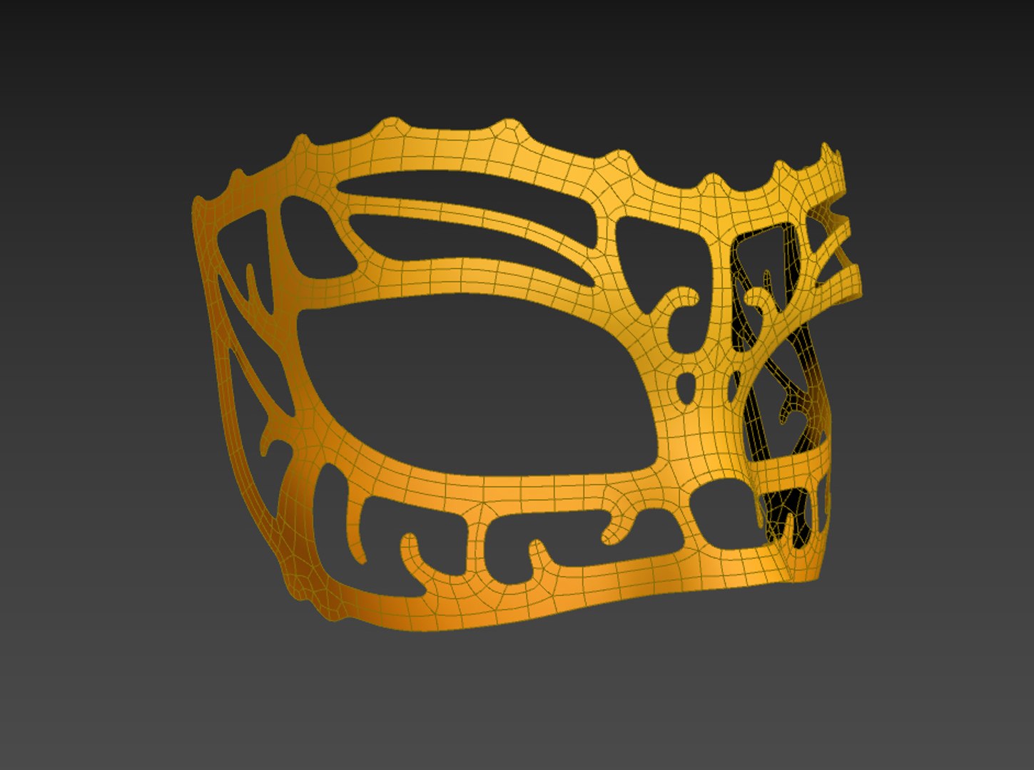 Masquerade Mask 3D Model - TurboSquid 1521370