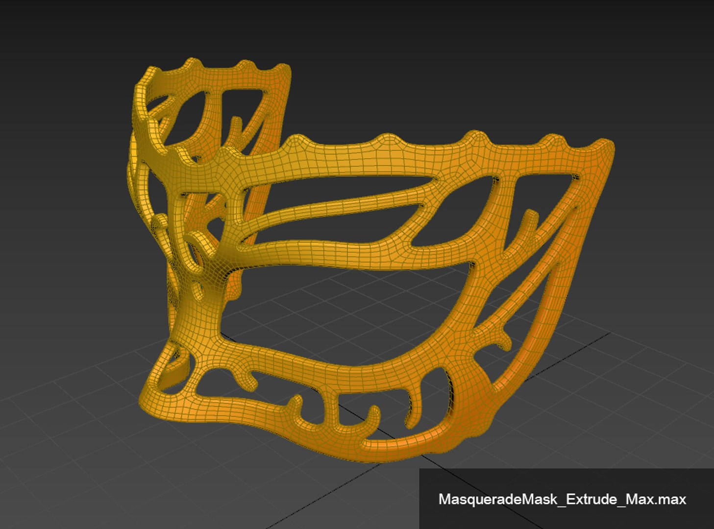 Masquerade Mask 3D Model - TurboSquid 1521370