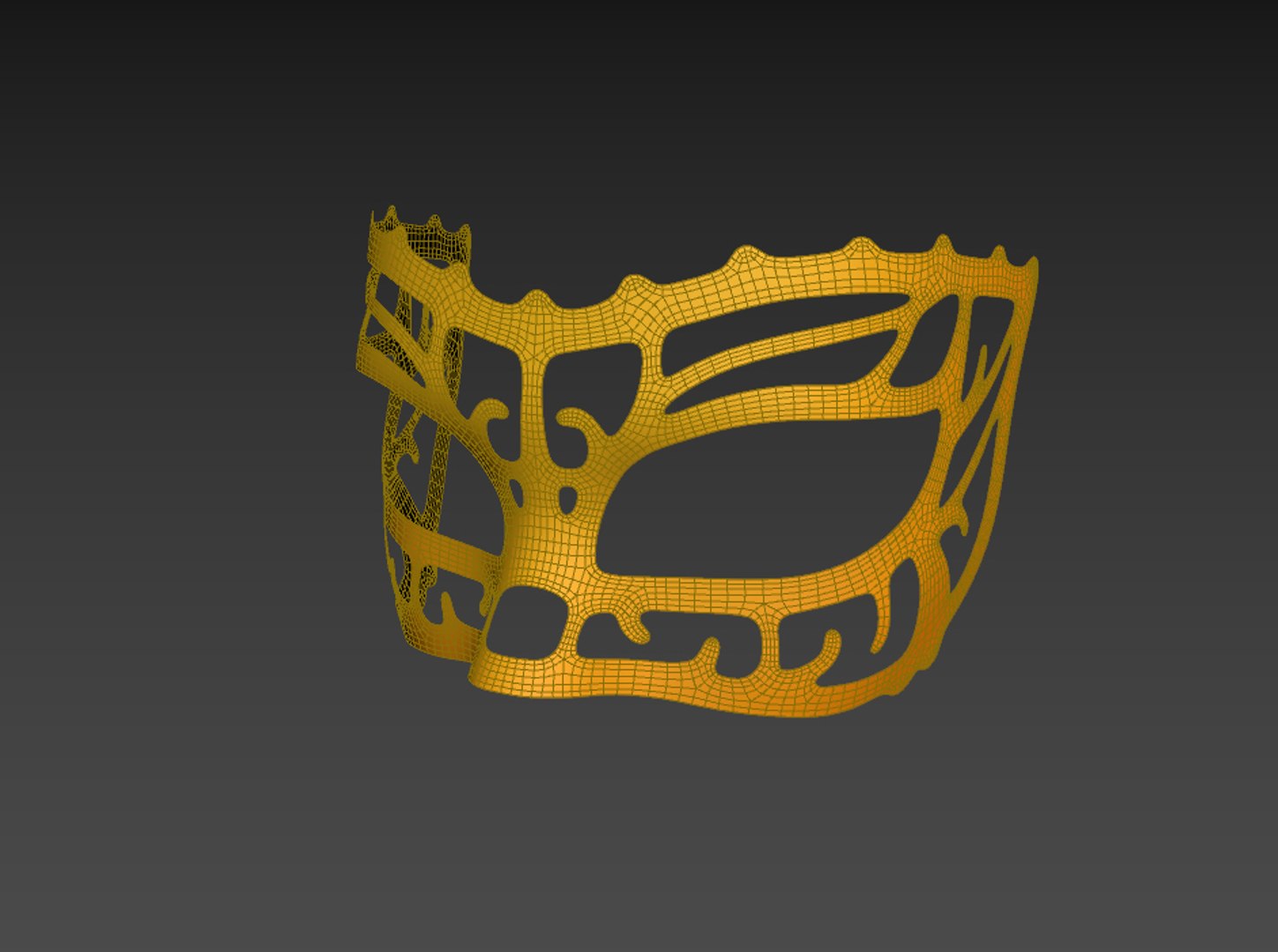 Masquerade Mask 3D Model - TurboSquid 1521370