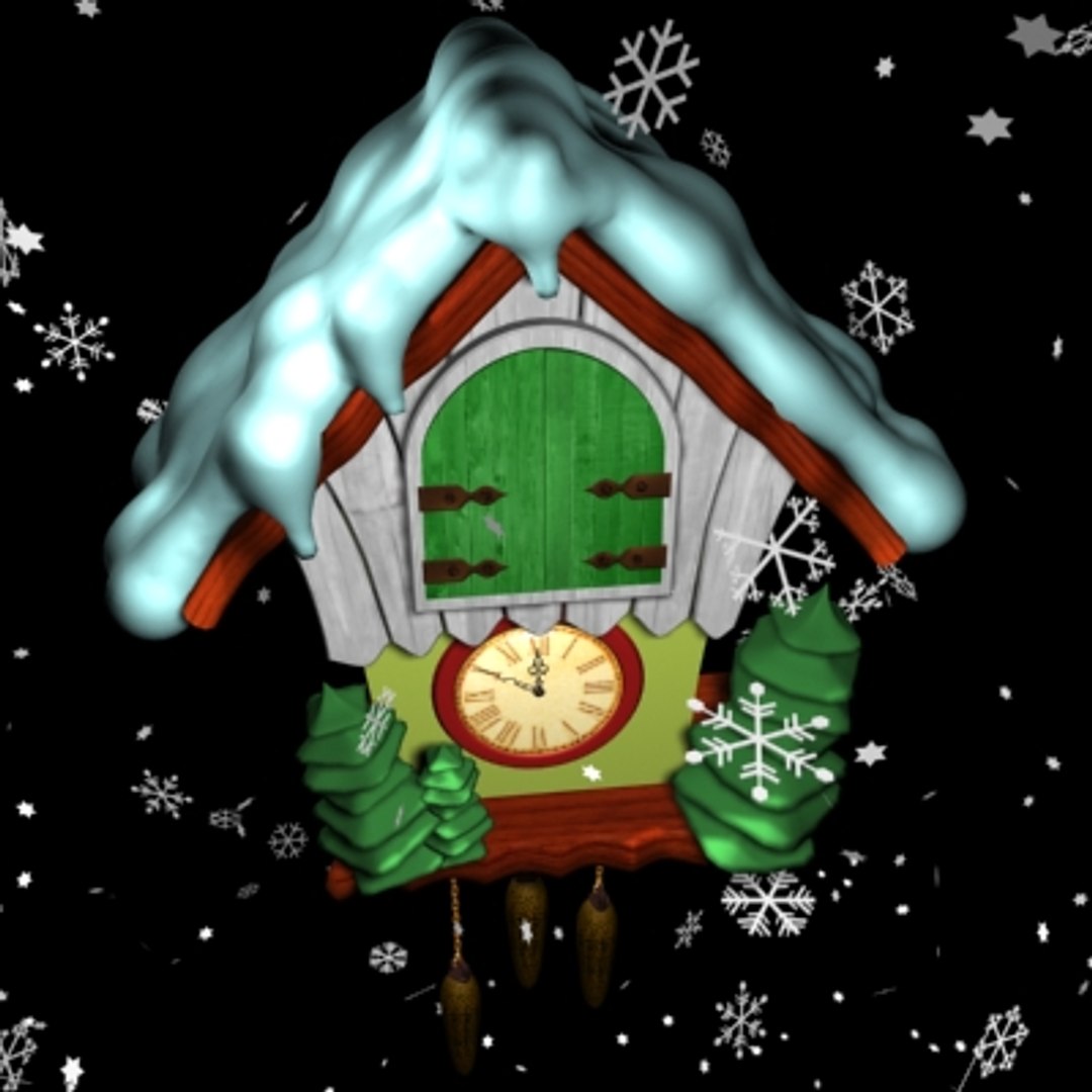Holiday Clock 3d Max