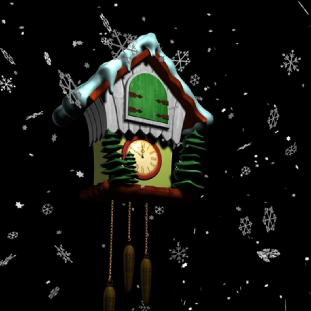 Holiday Clock 3d Max