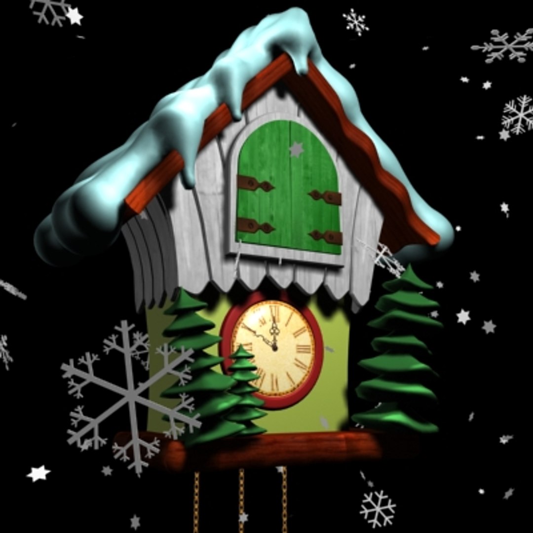Holiday Clock 3d Max
