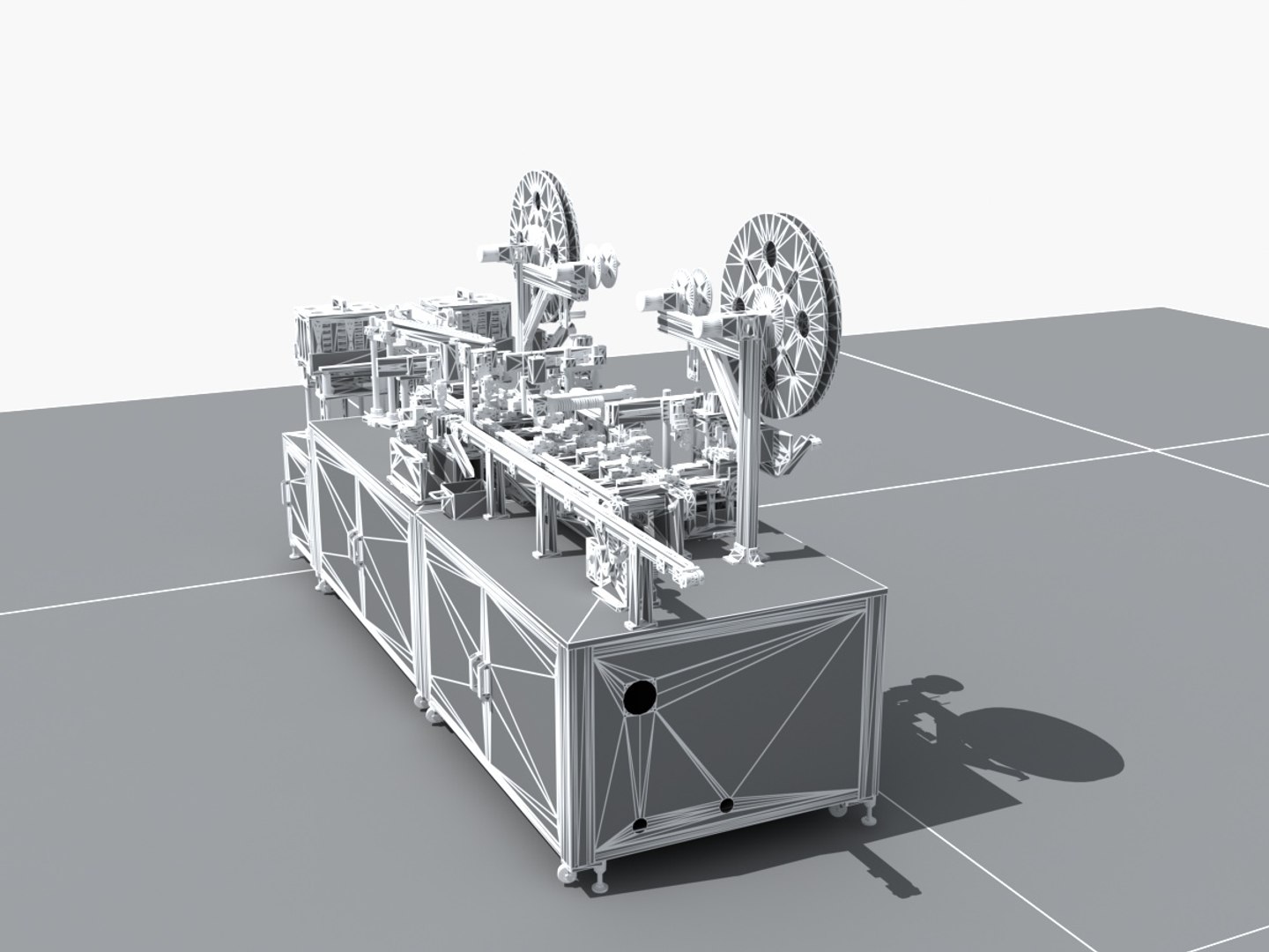 Industrial Equipment 26 - Automatic Cutting And Loading Assembly Line ...