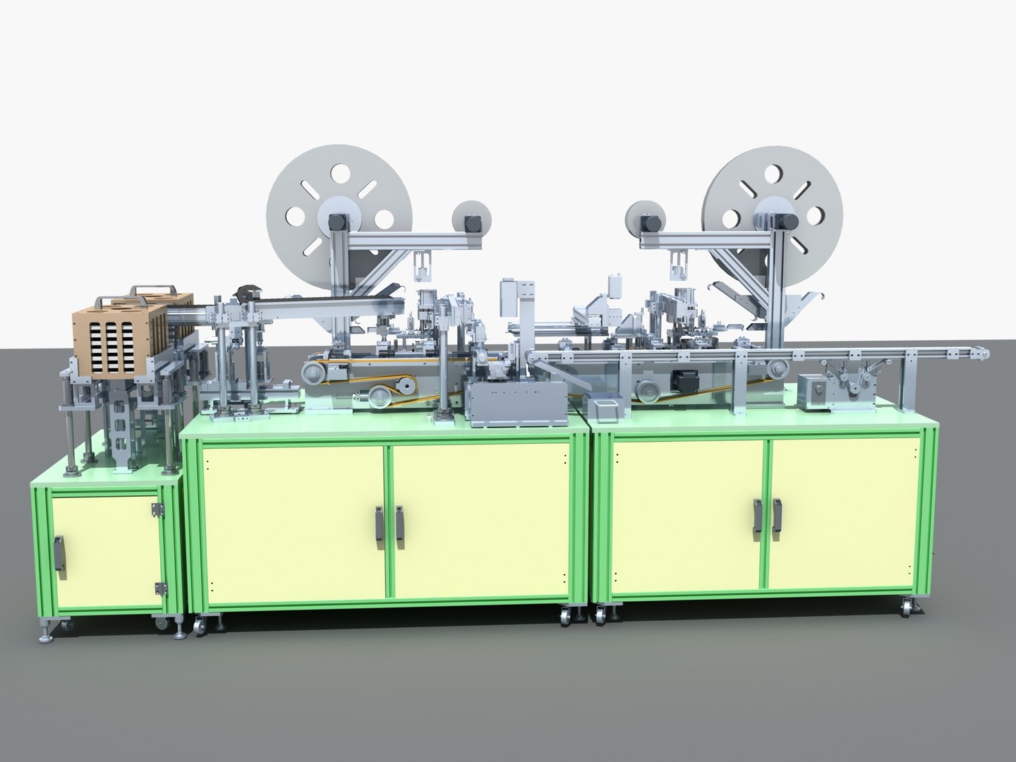 Industrial Equipment 26 - Automatic Cutting And Loading Assembly Line ...
