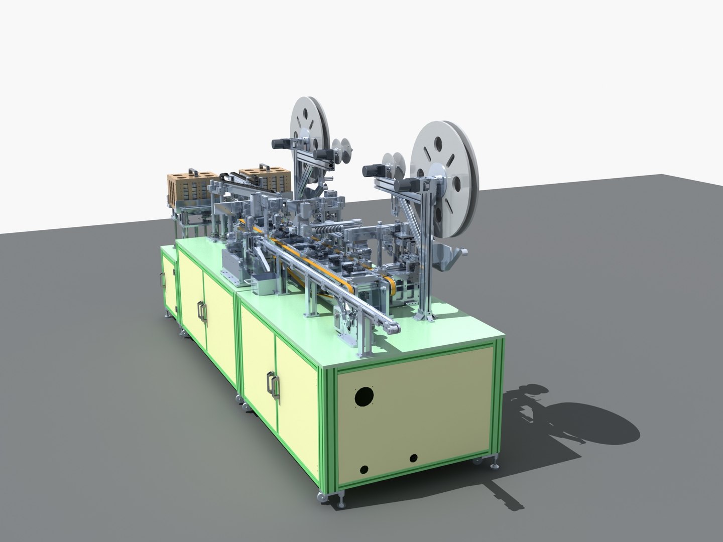 Industrial Equipment 26 - Automatic Cutting and Loading Assembly Line ...