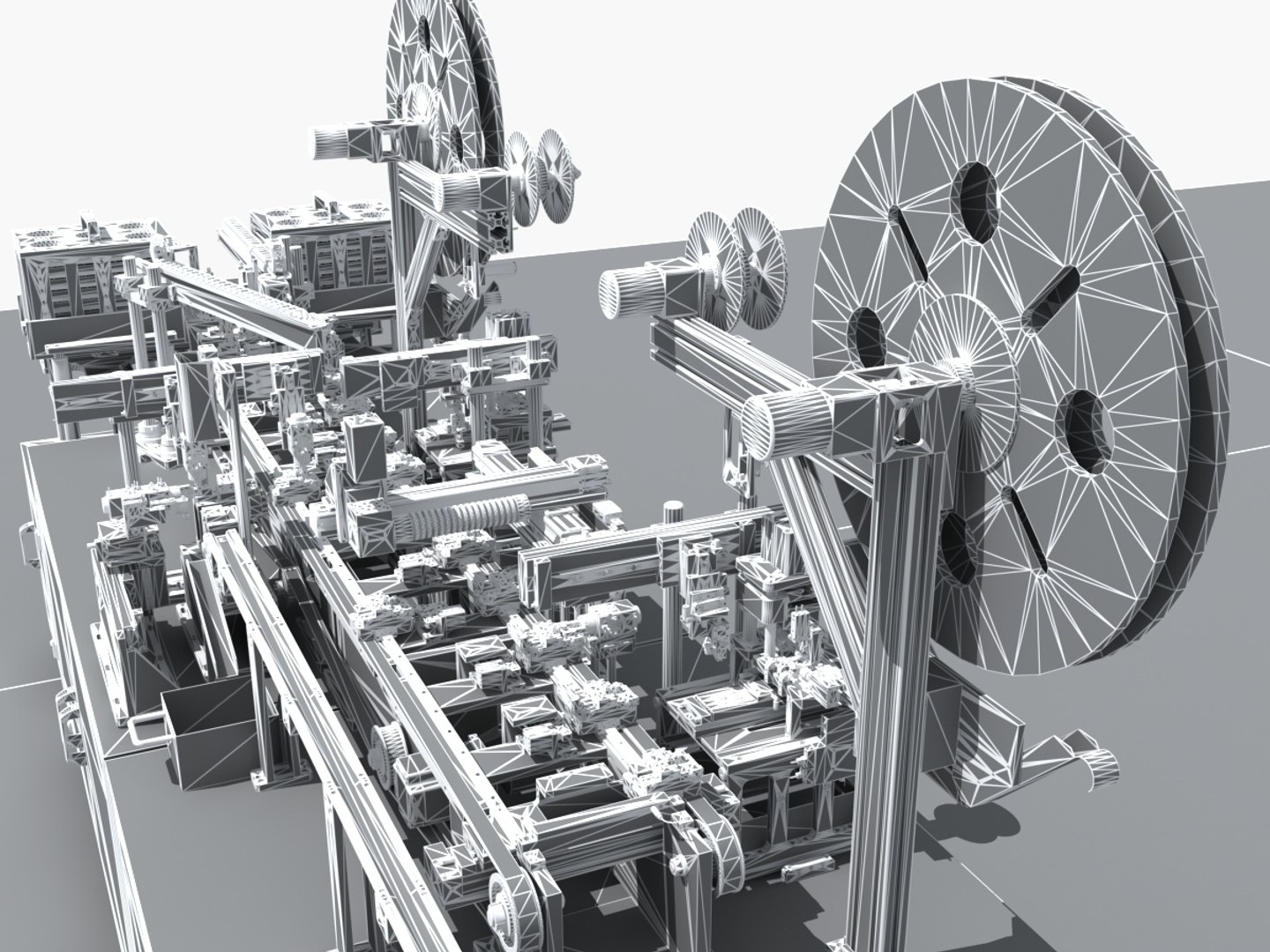 Industrial Equipment 26 - Automatic Cutting and Loading Assembly Line ...