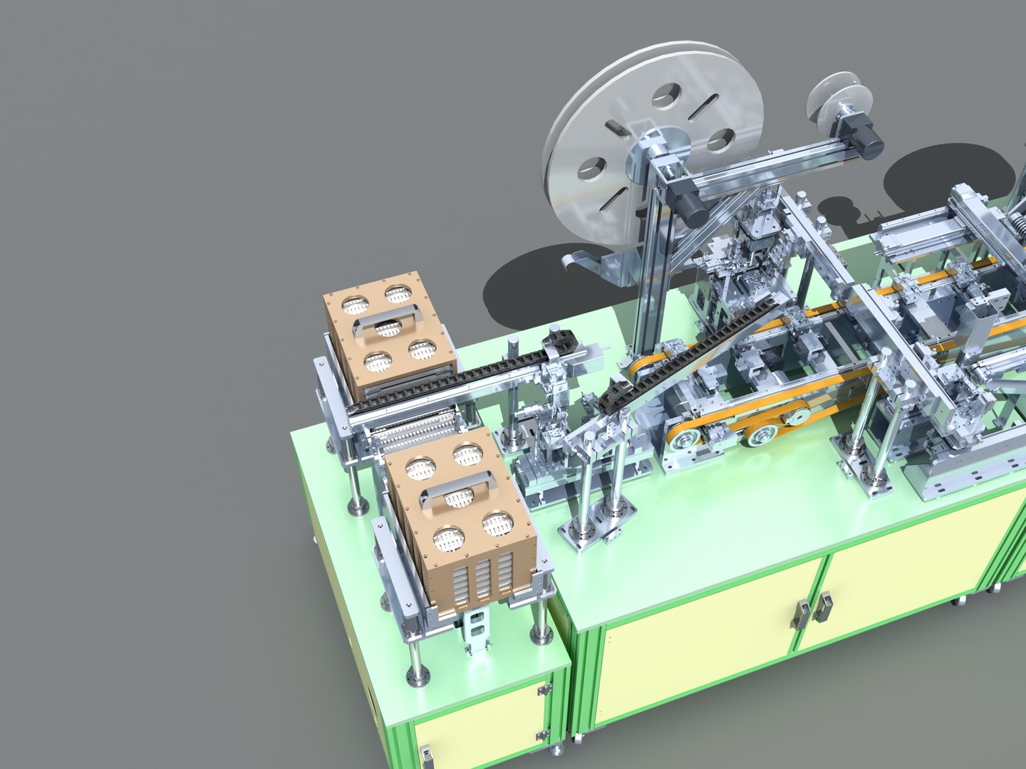 Industrial Equipment 26 - Automatic Cutting And Loading Assembly Line ...