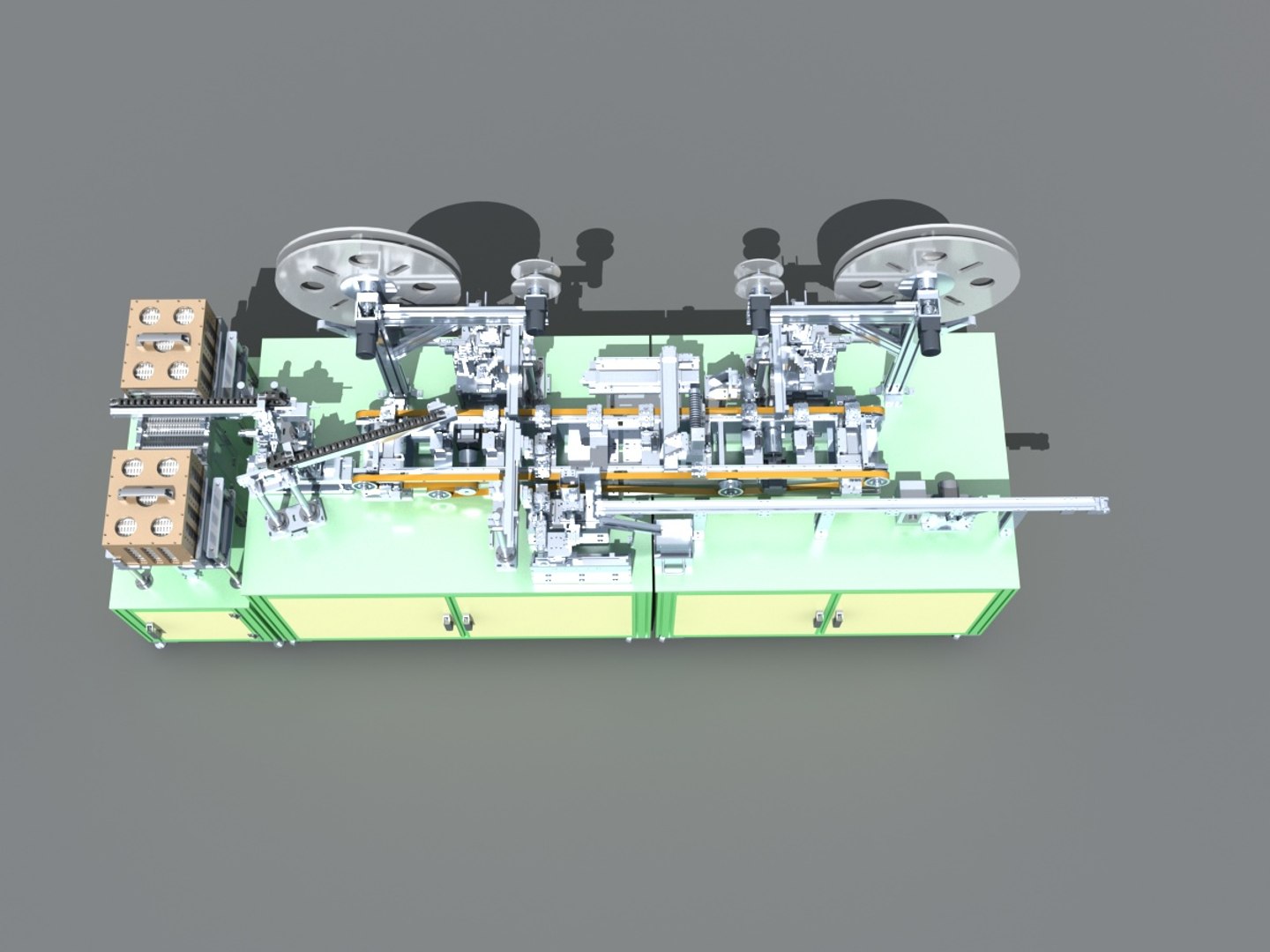 Industrial Equipment 26 - Automatic Cutting And Loading Assembly Line ...