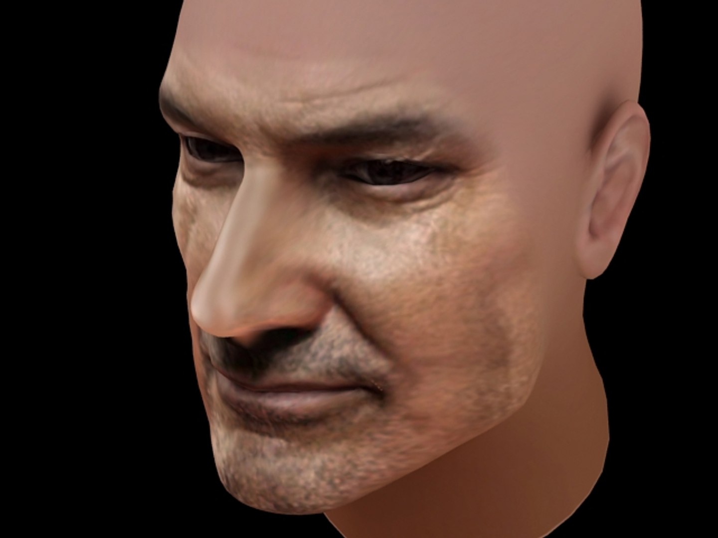 3d Model John Locke O Head