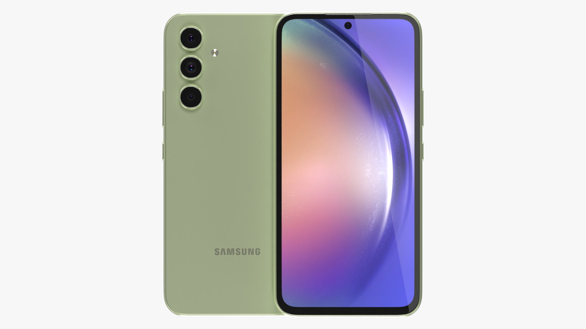 3D Samsung Galaxy A54 Lime Model - TurboSquid 2062154