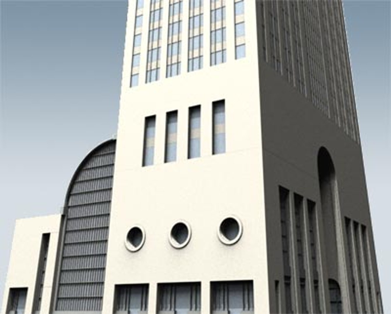 3dsmax Sony Building