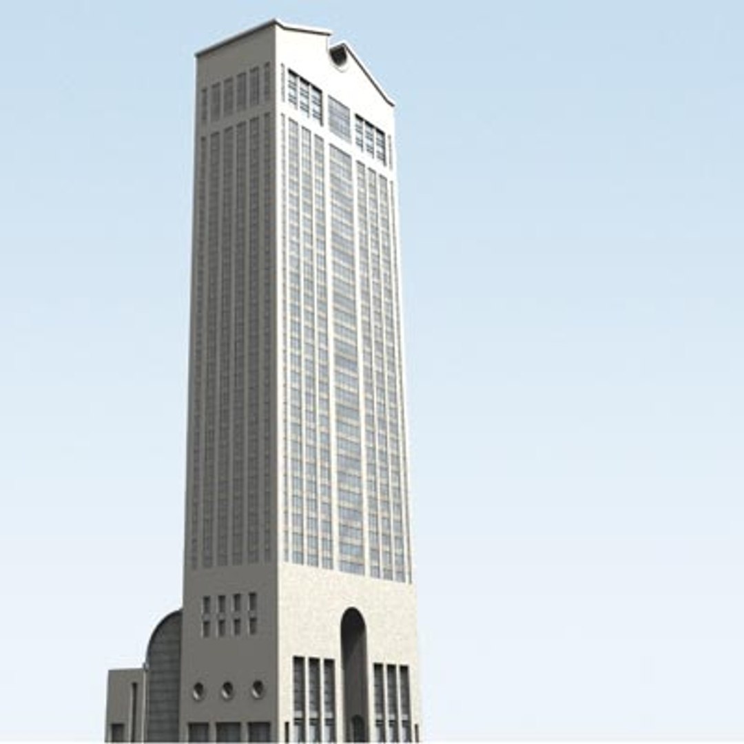 3dsmax Sony Building