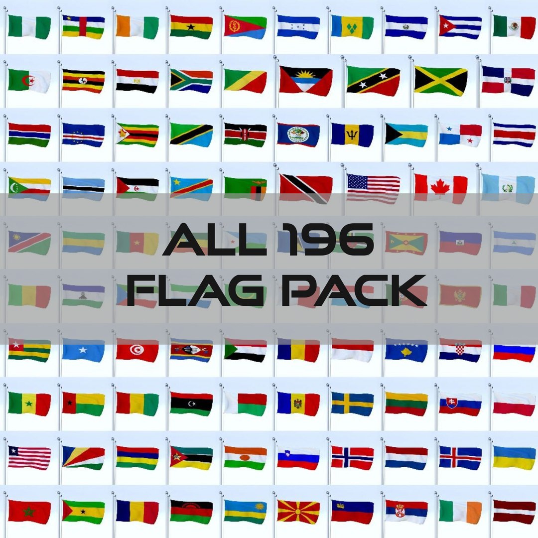 3d pack flags 196
