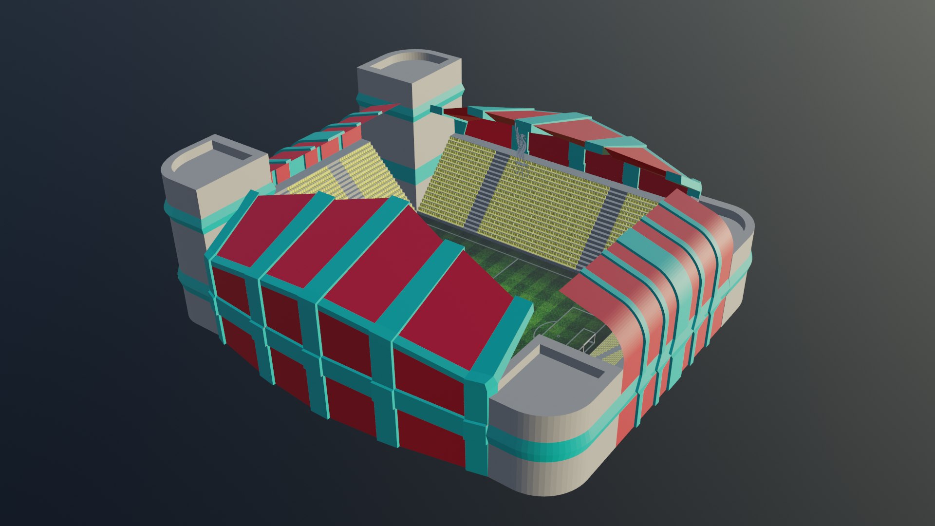 3D Football Stadium - Liverpool - TurboSquid 1882245