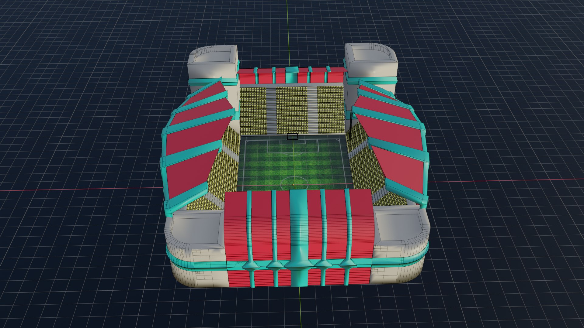 3D Football Stadium - Liverpool - TurboSquid 1882245