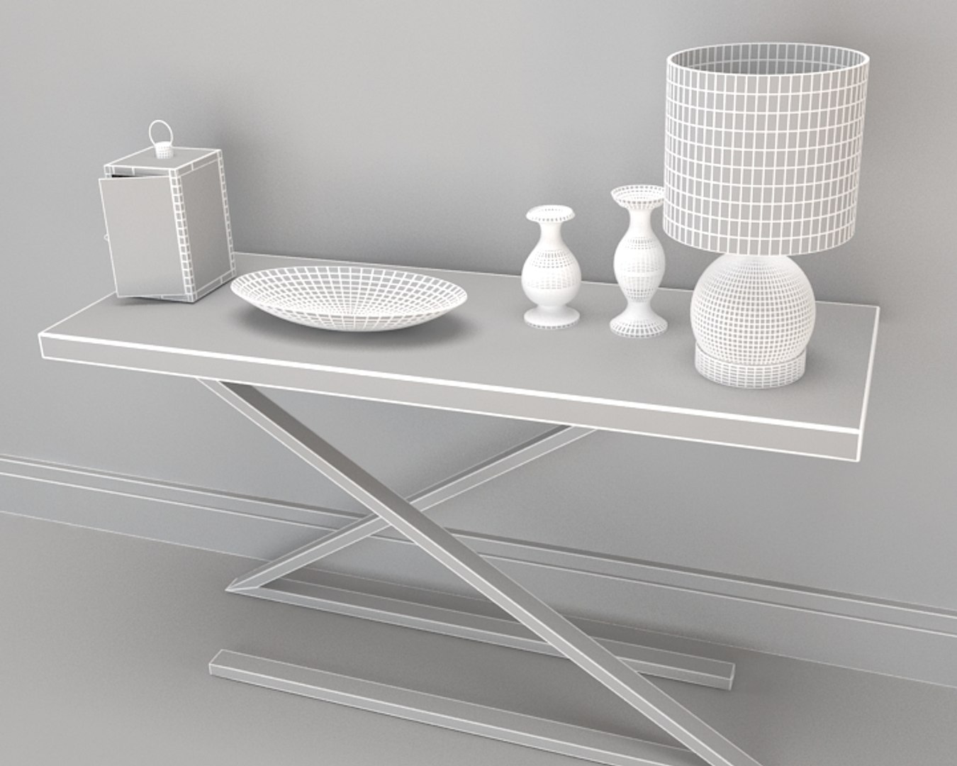 3D table metal props model - TurboSquid 1462957