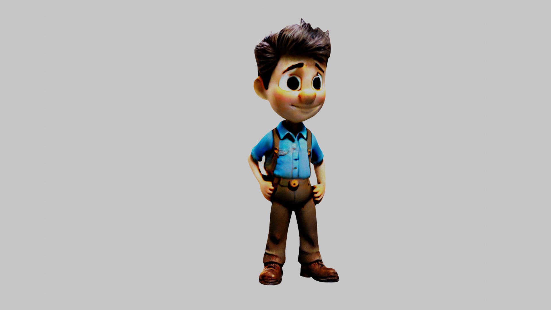 3D Cartoon Boy Model - TurboSquid 2134217
