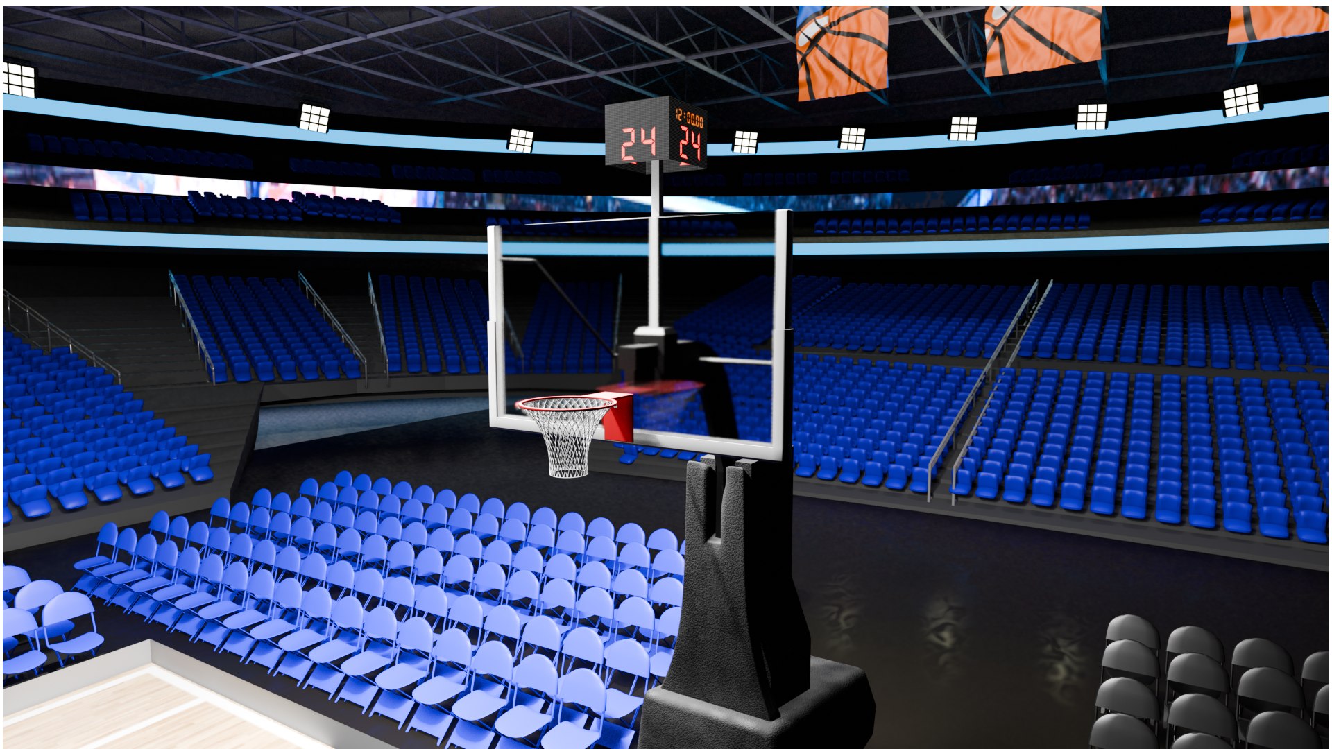 Basketball Arena Model - TurboSquid 2337522