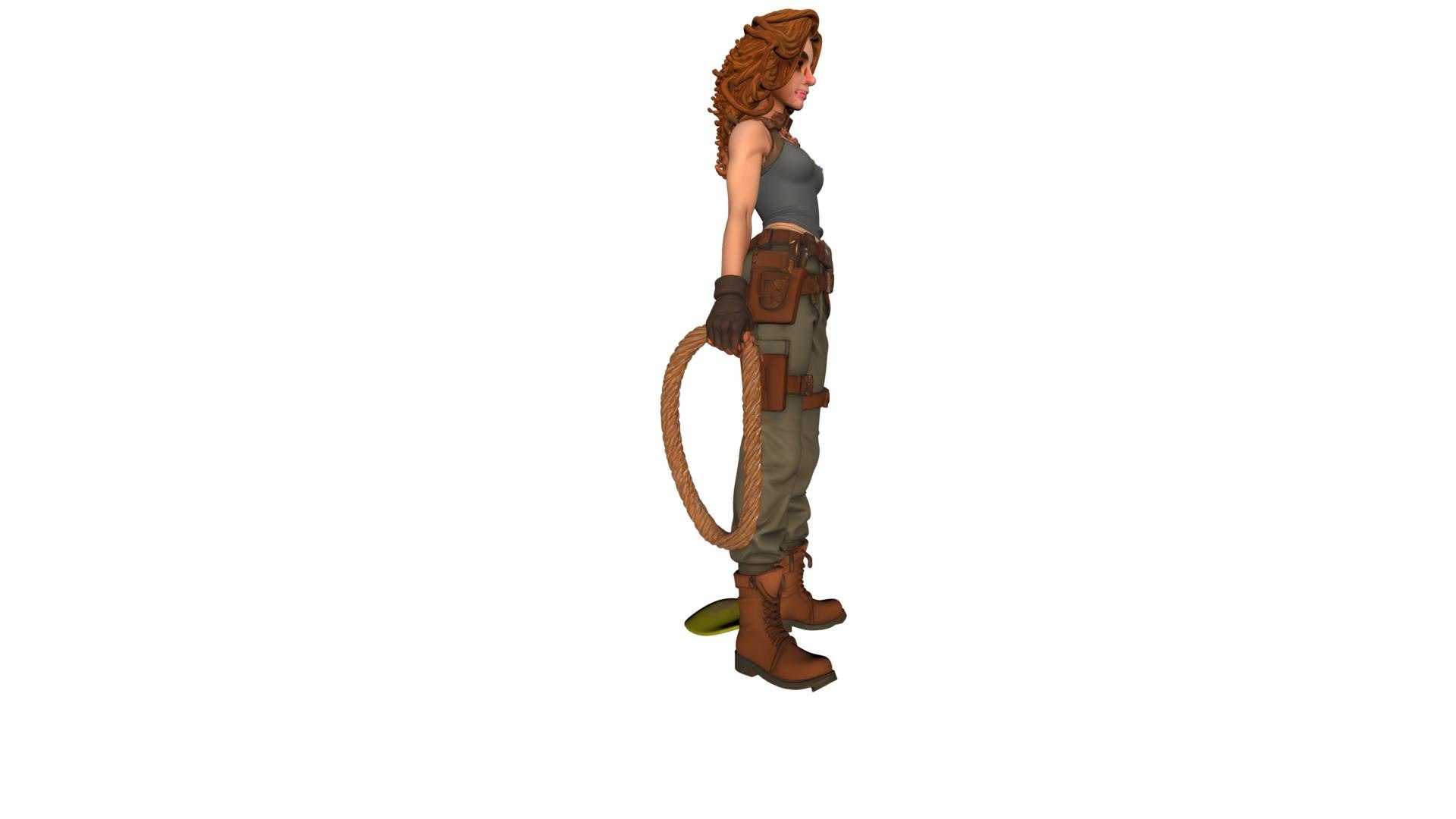 Survivor Jane Adventure Woman 3D Character Model Hero Female Game Asset 3D Model - TurboSquid ...