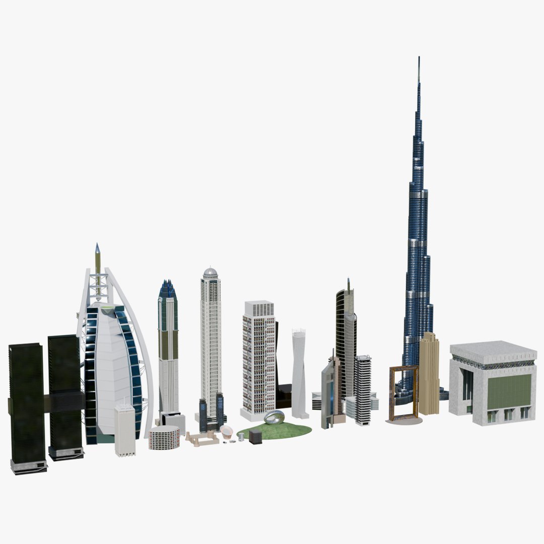 Dubai City Kit 3D Model - TurboSquid 2335396