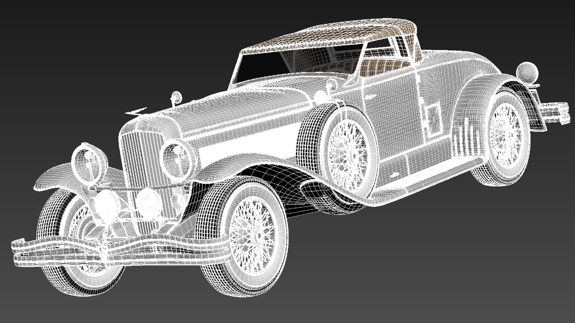 3d Duesenberg Sj Roadster Luxury