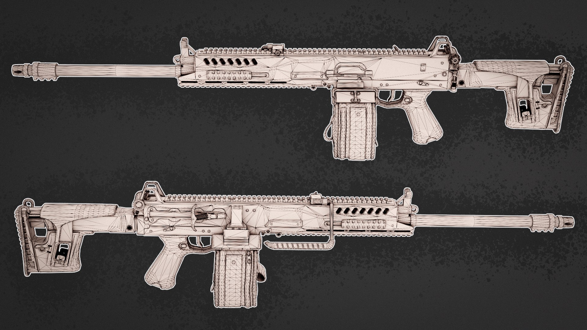 Machine Gun RPL-20 Model - TurboSquid 2289316