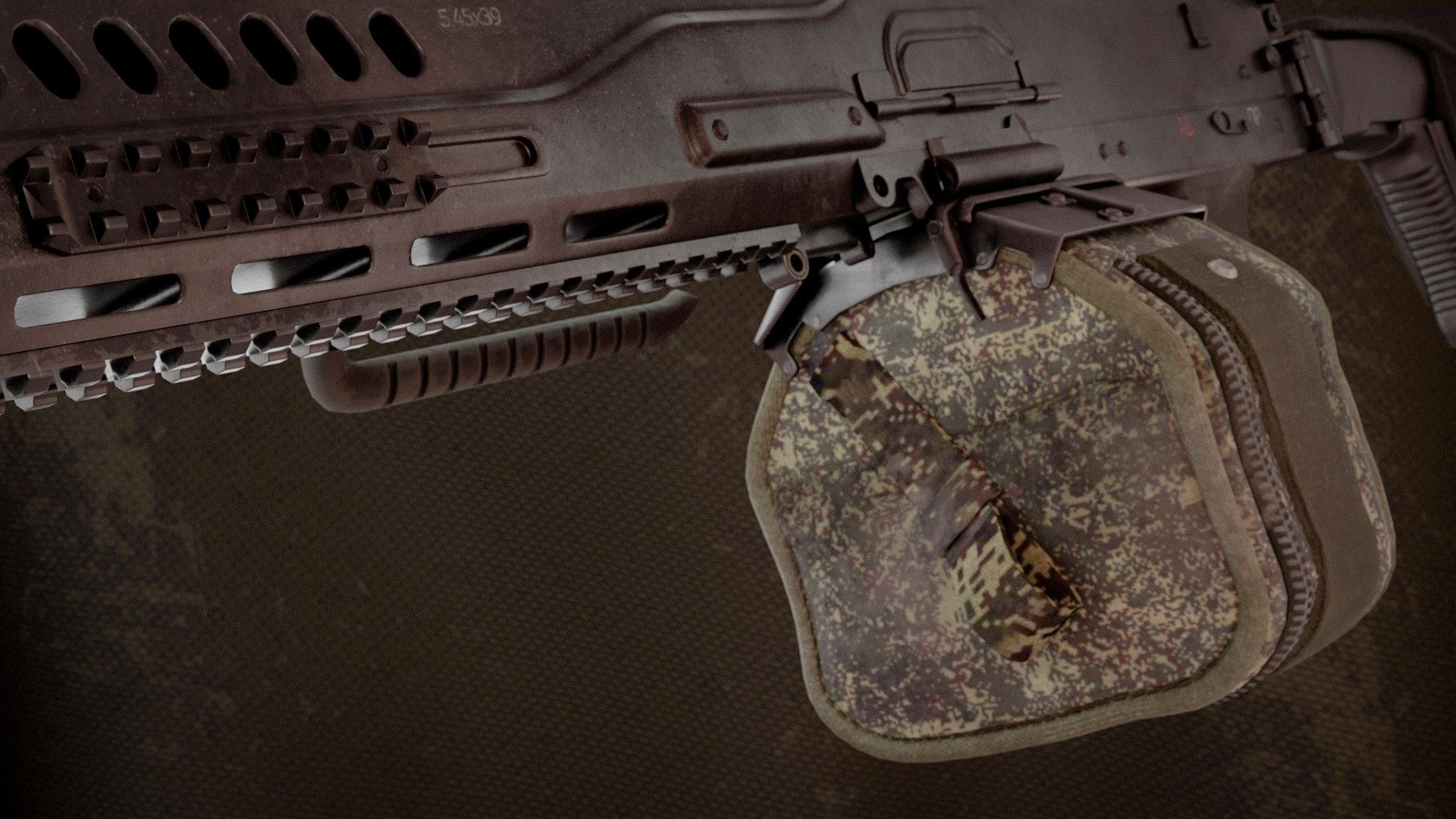 Machine Gun RPL-20 Model - TurboSquid 2289316